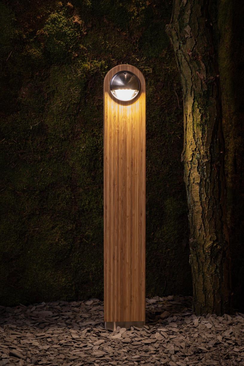 Sus Big One Bamboo RVS LED staande lamp 24V