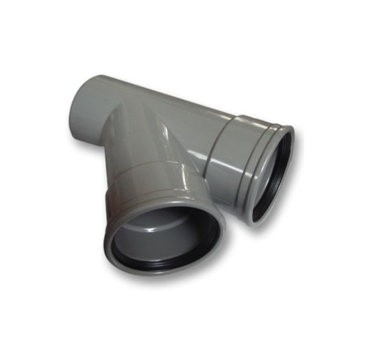 PVC T-stuk 45 graden SN4 160 x 125 mof/spie | Eigen voorraad